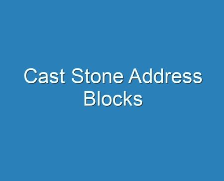 20+ Best Cast Stone Address Blocks 2023 - Reviews