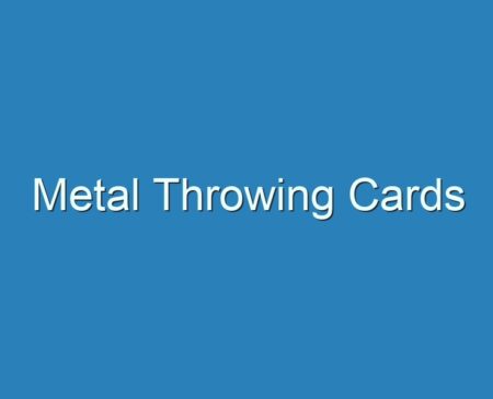 20+ Best Metal Throwing Cards 2023 - Reviews
