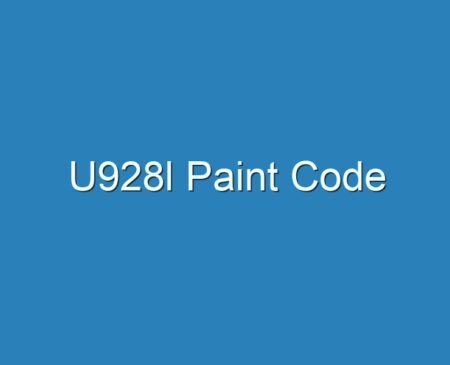 20+ Best U928l Paint Code 2023 - Reviews