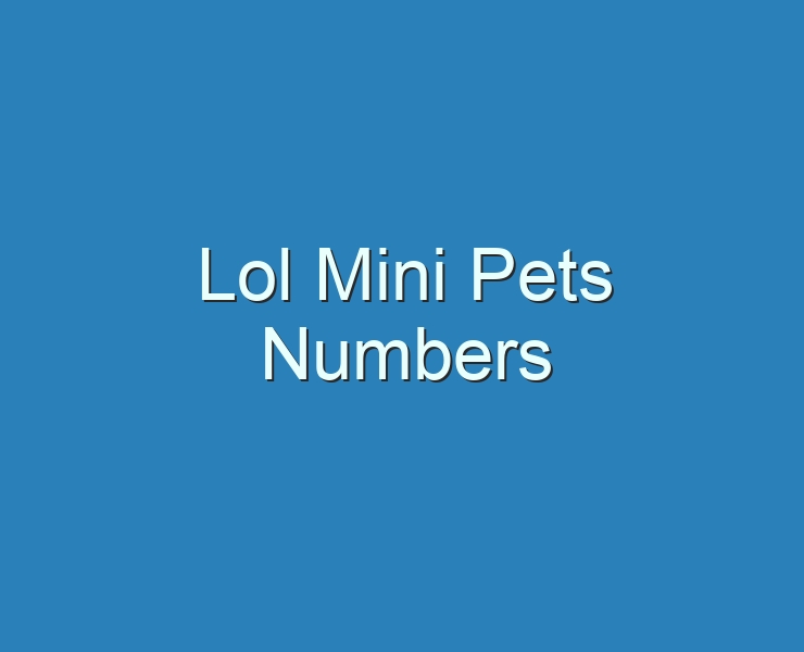 20 Best Lol Mini Pets Numbers 2023 Reviews 20 Best Lol Mini Pets Numbers 2023 Reviews